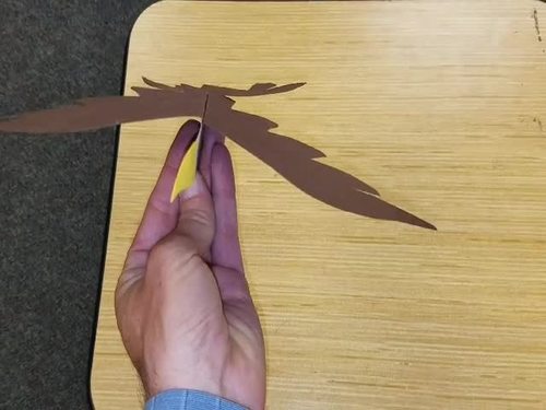 Bald Eagle Symbol of America Cut and glue 3D craft by Jaime Soria