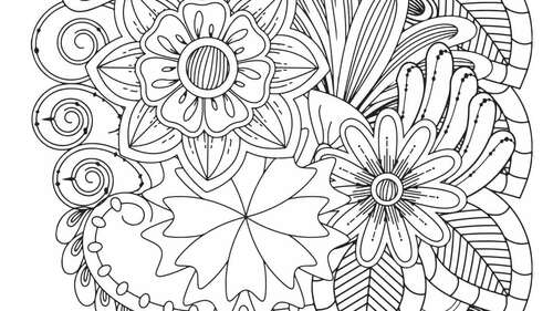 35 Zen Tangle Stress Relief Coloring Pages | Zen Tangle Doodle Coloring ...