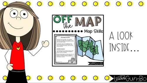 Map Skills Activities Project Based Learning by Teacher's Gumbo | TpT