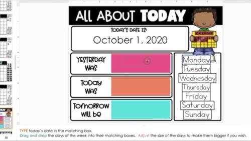 Digital Calendar & Math for PowerPoint & Google Slides™ | Distance Learning