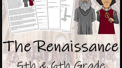 The Renaissance Close Reading Comprehension Activity | 5th Grade & 6th ...