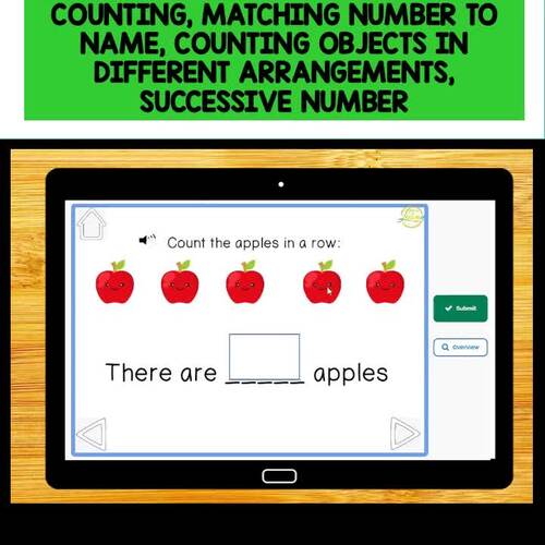 Counting To 10| Number Name| Counting Object To10 Math Digital Test Prep