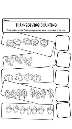 No Prep Thanksgiving Activity Packet (Toddler- Kinder) by Thrive Ed Life