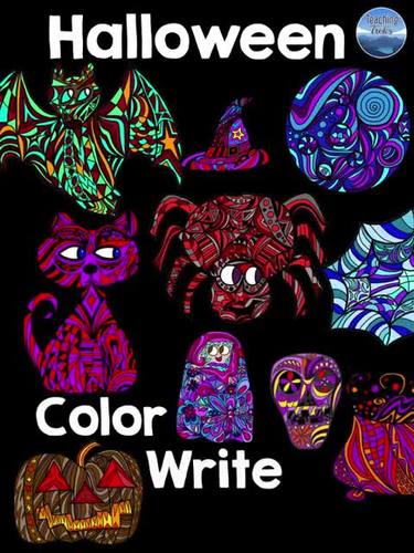 Halloween Craft: Halloween Coloring Pages and Halloween Writing Paper