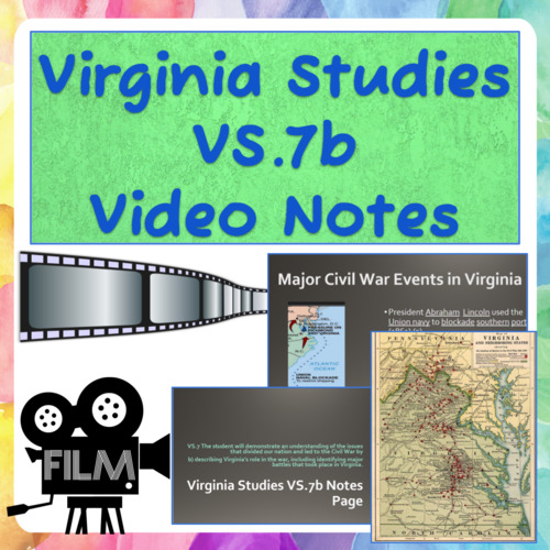 Virginia Studies VS.7b Notes Recording by Land of Learning by Laura