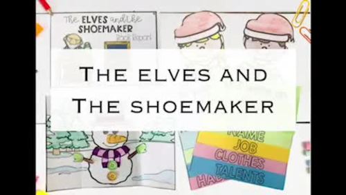 ELVES & SHOEMAKER Story Reading Comprehension Activities by Ms Herraiz