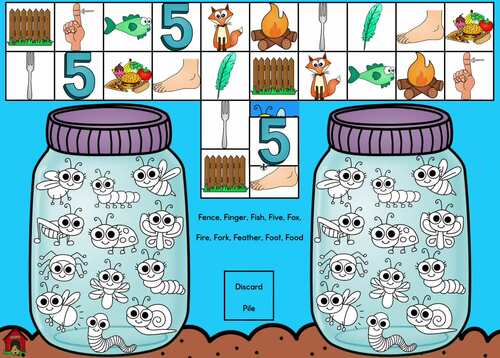 Spring Articulation Insect Race - F, V, K, G, S by Jennie's Speech Room