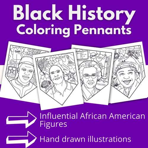 Black History Month | Coloring Page, Sheet, Bulletin Board, Activities ...