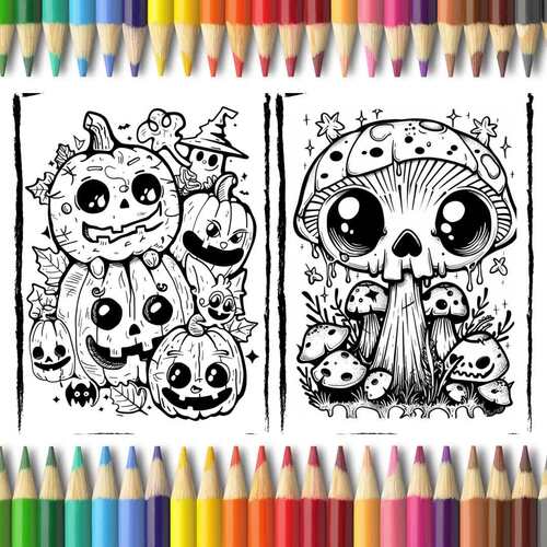 Cute Creepy Cutie Coloring Pages,Coloring Pages For Activities by M ...