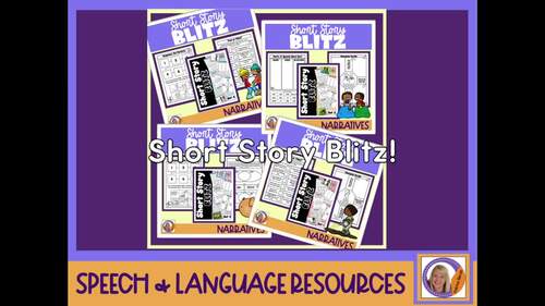 Short Story Blitz Set 4: Narratives Comprehension & Activities by ...