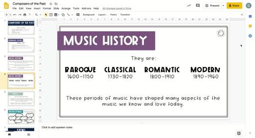 Composers of the Past for Google Slides™ | Distance Learning by ...