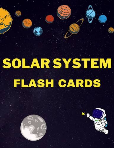 Solar System Planets Flash Card Picture Card Preschool Kindergarten ...