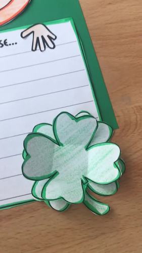 St. Patrick's Day Craftivity - Art + Writing Activity by Yvonne Crawford