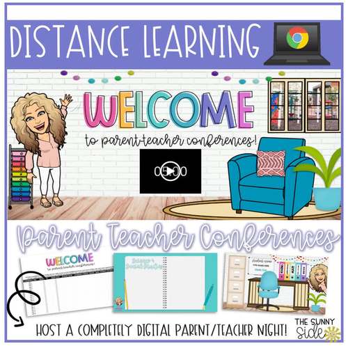Distance Learning | Digital Parent Teacher Resources Google Slides ...