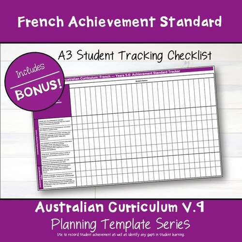 V9 Australian Curriculum French ACHIEVEMENT STANDARD CHECKLIST – Years 5-6