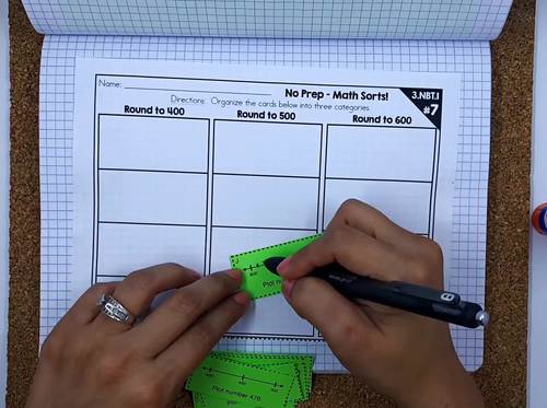 Math Interactive Notebook 3rd Grade Rounding, Addition, Subtraction ...