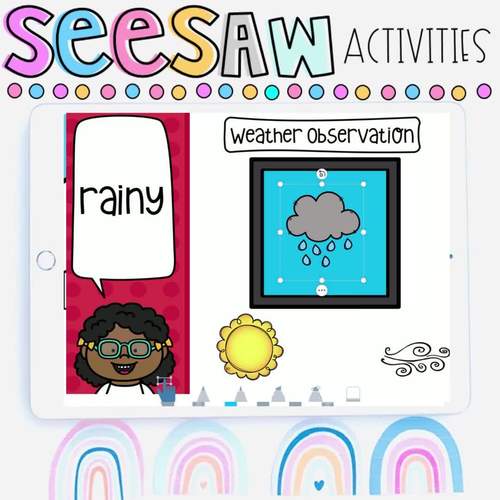 Boom Cards Weather Digital Activities Distance Learning by Kindergarten ...