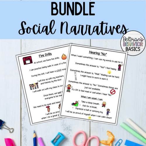 Bundle Social Narratives for Expected Behaviors by Beltran's Behavior ...