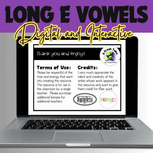 Digital Roll & Read Long E Advanced Vowel Words Sentences Phonics Game ...
