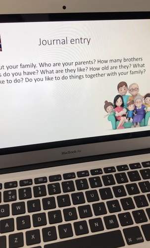 Journal Entry Prompts Powerpoint Slides by The ESL Educator | TPT