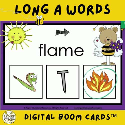 Long Vowel A Phonics Activities | Long Vowels 1st Grade Phonics Boom™ Cards