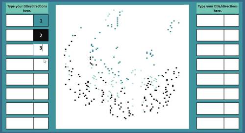 Mystery Digital EDITABLE LOW PREP - Panda PIXEL ART Reveal Template