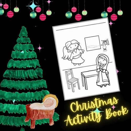 CHRISTmas Coloring and Activity Sheets for Kids - PDF Printable | TPT
