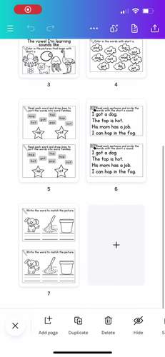 Short O Booklet! 7 pages! by Misspringleskinders | TPT