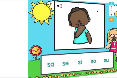 BOOM CARDS- Fonética Letra Ss by mrscortes | Teachers Pay Teachers