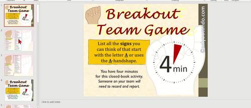 ASL Review Games & Activities for American Sign Language students