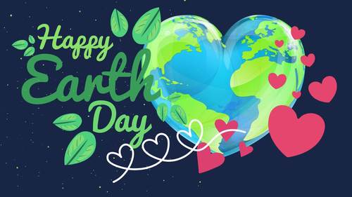 EARTH DAY Virtual Backgrounds | 4 EARTH DAY THEME BACKGROUDS for Zoom