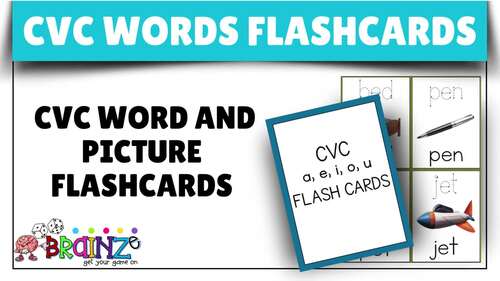 CVC Words Flashcards | Engaging Phonics Practice for Early Readers by ...