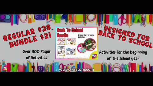 Back to School BUNDLE! by Kindergarten Smorgasboard | TPT