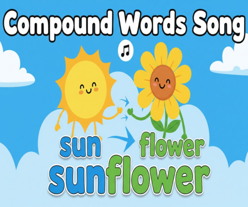 Compound Words Song Lyrics Video for Elementary ELA and Language Arts ...