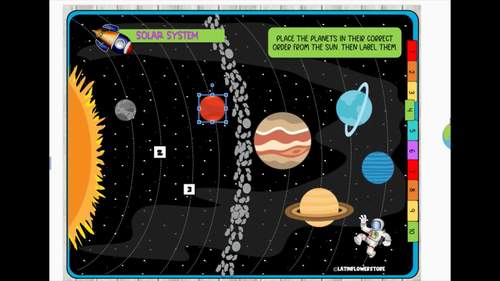 Solar System Interactive Notebook Print & Digital by Latinflower Lessons
