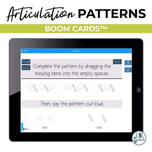 Articulation Patterns BOOM Cards for Speech Therapy | Distance Learning