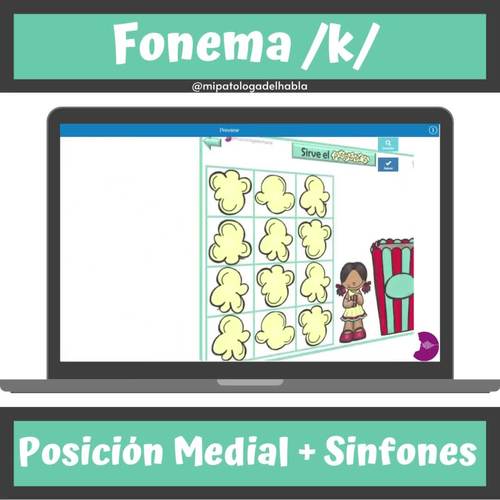Fonema k Posición Medial y Sinfones kl kr Spanish k Sound and kl kr Blends