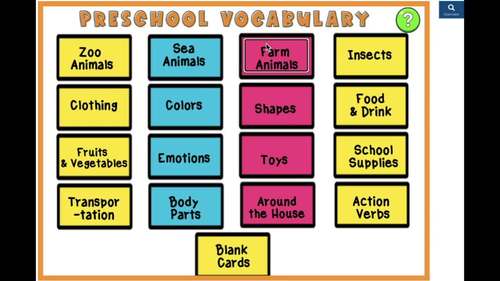 Preschool Vocabulary GAME - Build a Dinosaur - Sound Effect - BOOM Cards