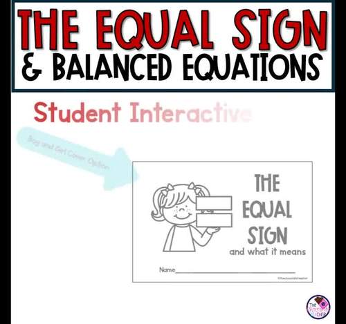 Balancing Equations - Equal Sign - Addition and Subtraction - First ...