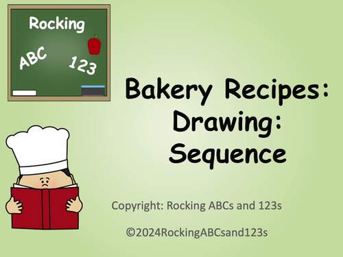 Bakery Sequence: read and draw Reading Comprehension Digital Game