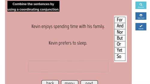 Subordinating and Coordinating Conjunction Boom Cards™ Bundle by love2speak