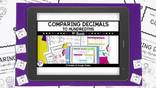 Comparing Decimals - 4th Grade Math - Print & Digital - 4.NF.C.7 by ...