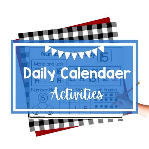 Daily Calendar Math Activities for Morning Calendar Routines | TPT