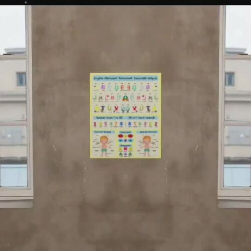 A-Z Animals, number 1-10, parts of body, colors and shapes Posters (A3)