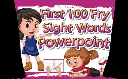 Sight Words PowerPoint Game | First 100 Fry Sight Words | TPT