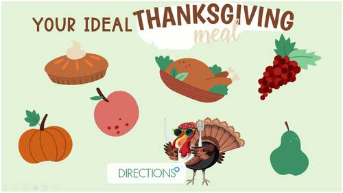 Solving Systems of Linear Equations THANKSGIVING HOLIDAY Interactive Game