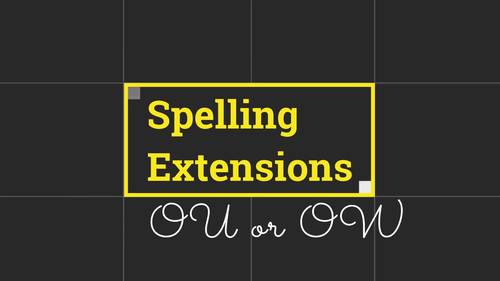 OU OW Orton Gillingham Boom Cards - Whose Burrow Phonogram Spelling Game