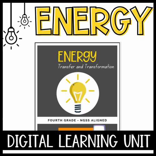 4th Grade - DIGITAL - Energy - Google Classroom Slides - NGSS by Give Spark