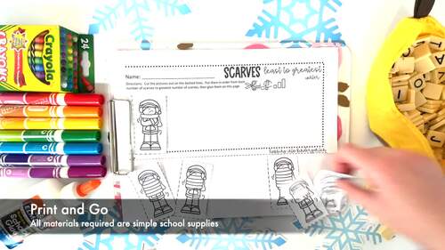 Winter No Prep Printables, kindergarten math and literacy, emergency ...