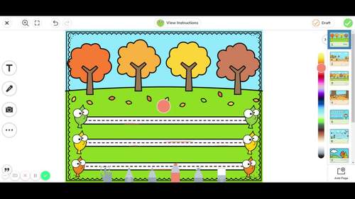 Seesaw™ Tracing Lines | Distance Learning by Adventures in Kinder and ...